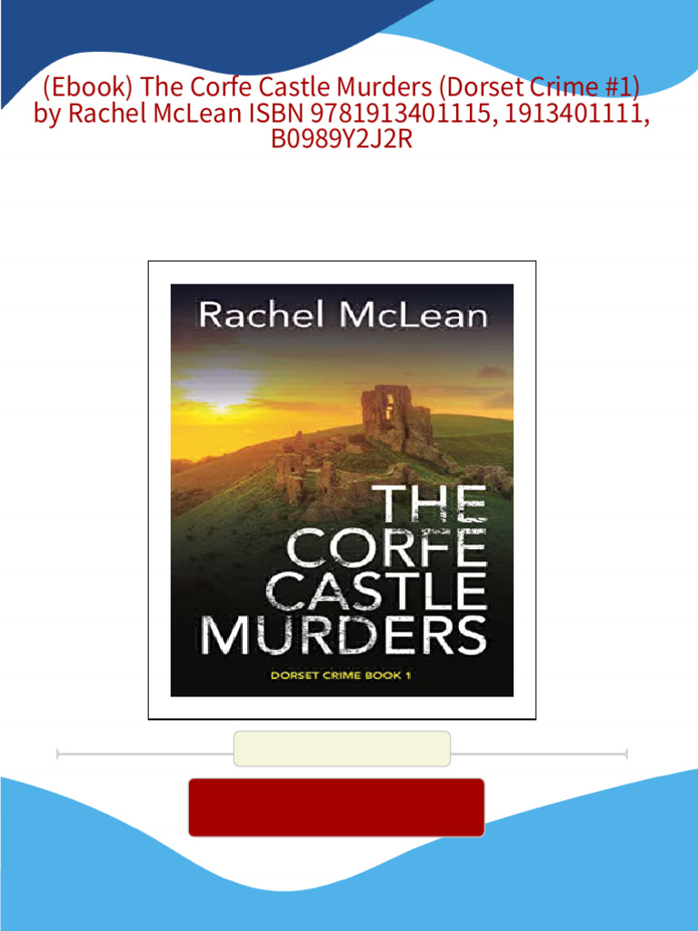 (Ebook) The Corfe Castle Murders (Dorset Crime #1) by Rachel Mclean ...