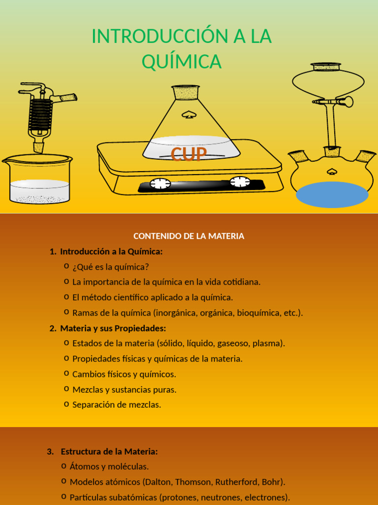 Introducción a la Química y sus Ramas | PDF | Química | Compuestos químicos