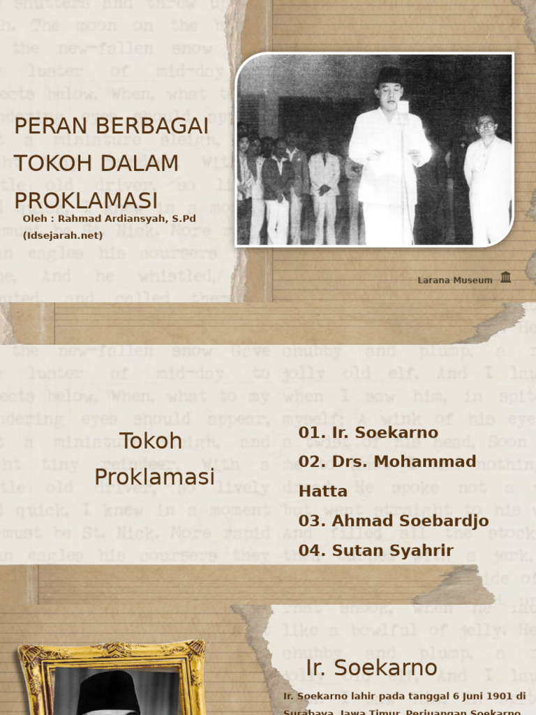 Tokoh - Tokoh Proklamasi | PDF