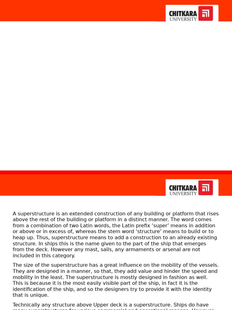 Superstructure Design in Modern Vessels | PDF | Ships | Deck (Ship)