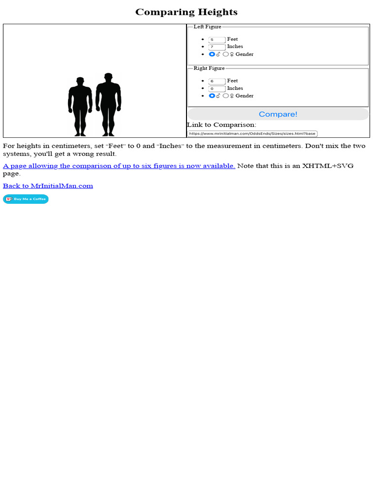 Comparing Heights: Compare | PDF