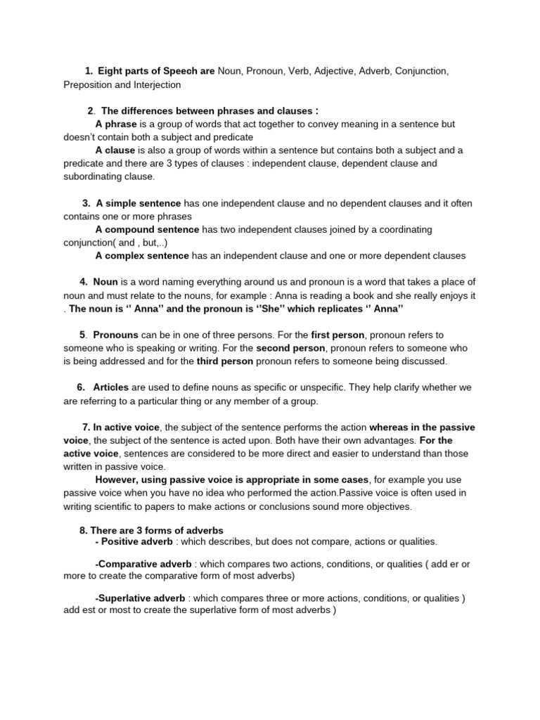chapter4 | PDF | Adverb | Clause