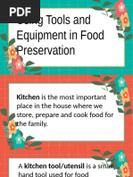 20 Kitchen Tools and Its Uses | PDF | Frying Pan | Spoon