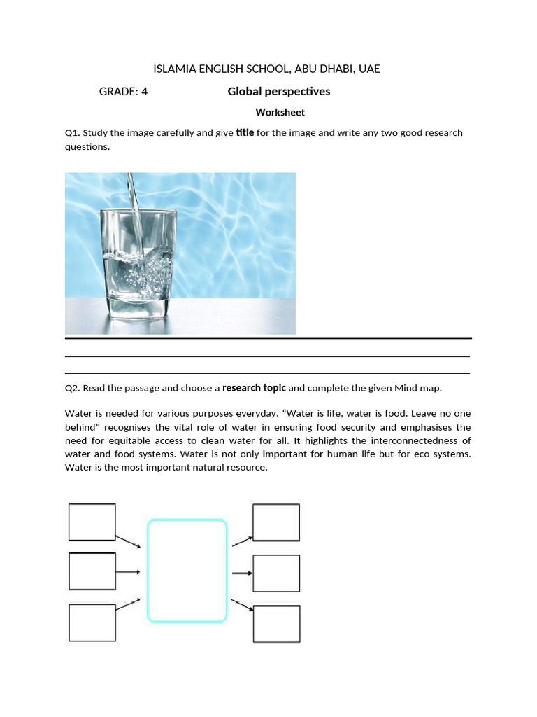 Gr.4 GP Worksheet | PDF