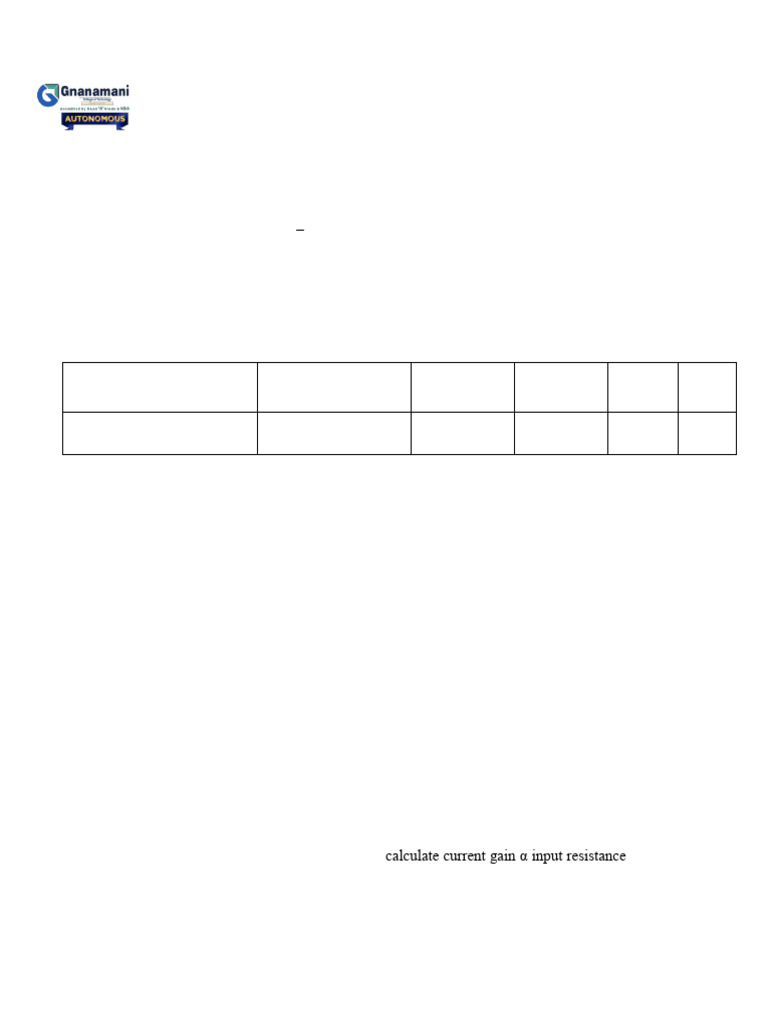 23ee311 Edc Lab Questions | PDF