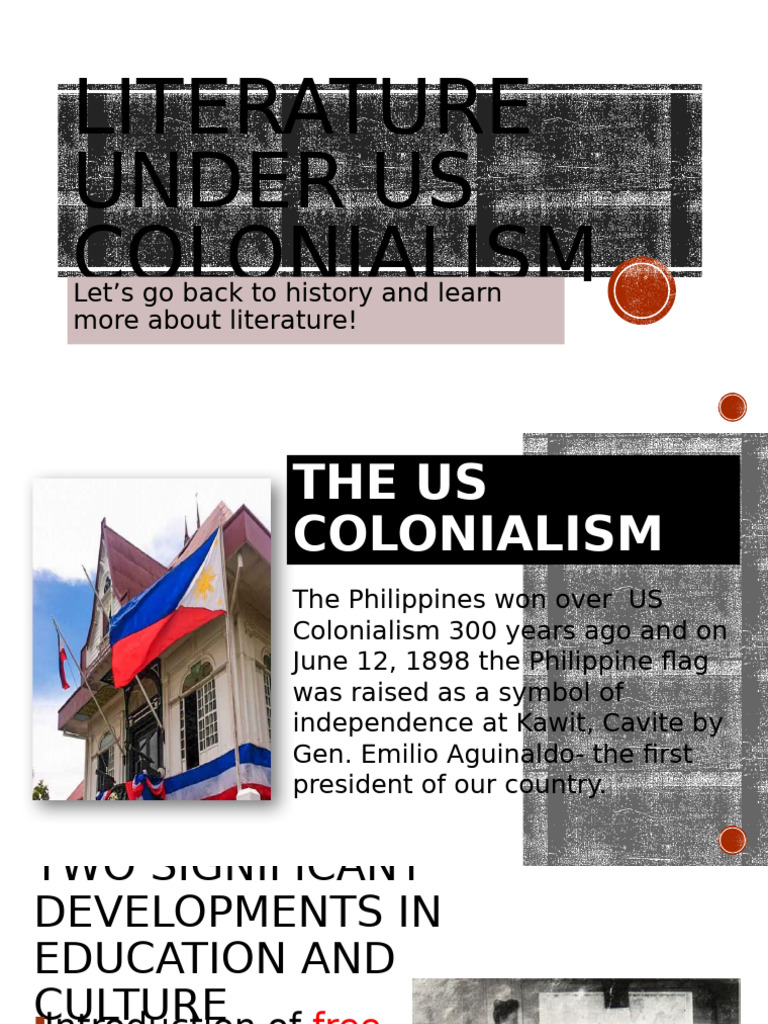 Literature Under Us Colonialism Final | PDF | Philippines
