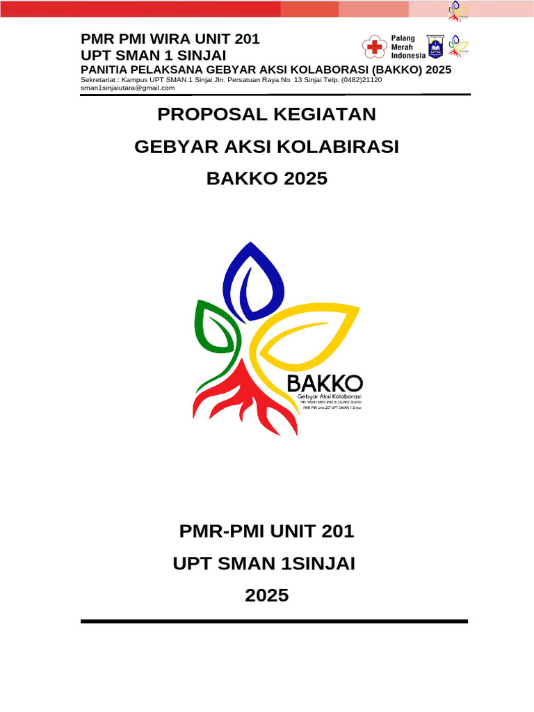 PROPOSAL BAKKO 2025 | PDF