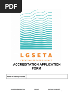 AgriSETA Accreditation Application Guide | PDF | Quality Management System