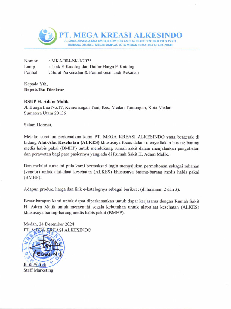 Produk Medis Genmed di E-Catalog | PDF