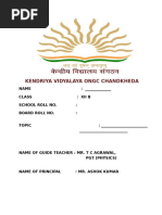 Physics Project Cover Pages | PDF