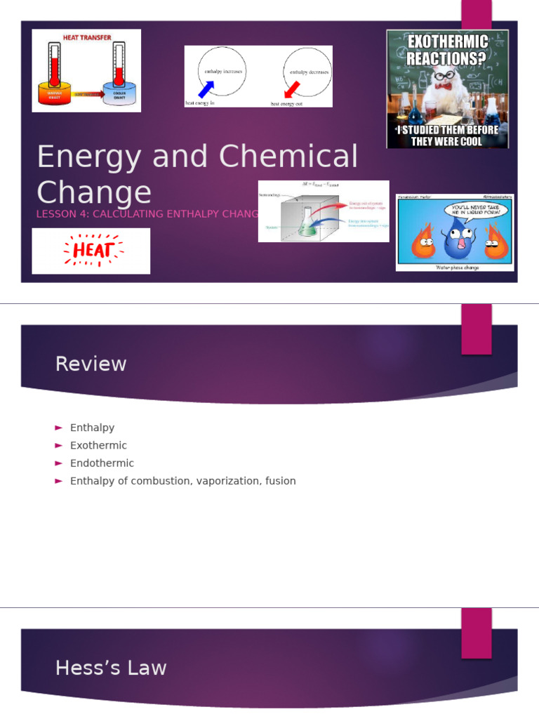 Calculating Enthalpy Change | PDF