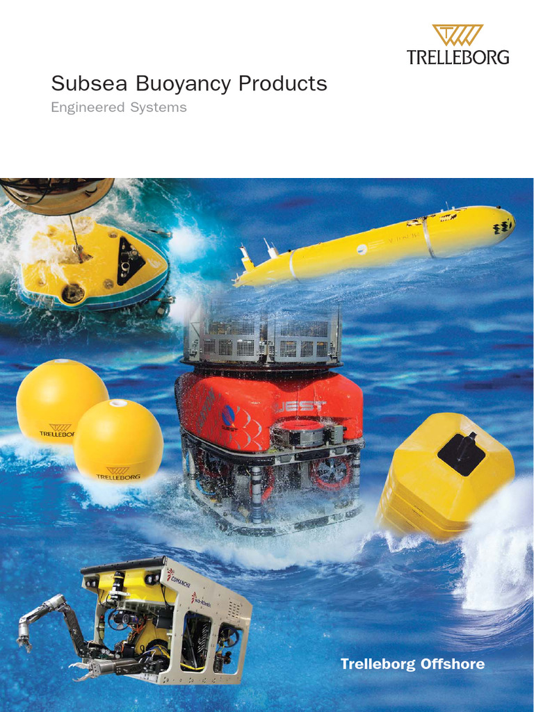 Trelleborg Subsea Buoyancy Solutions | PDF | Foam | Buoyancy