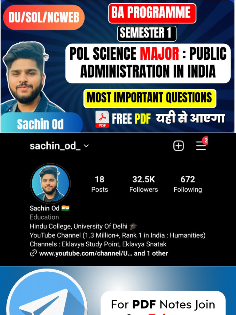 Major Pol Science Sem 1 English Medium | PDF | Budget | Government