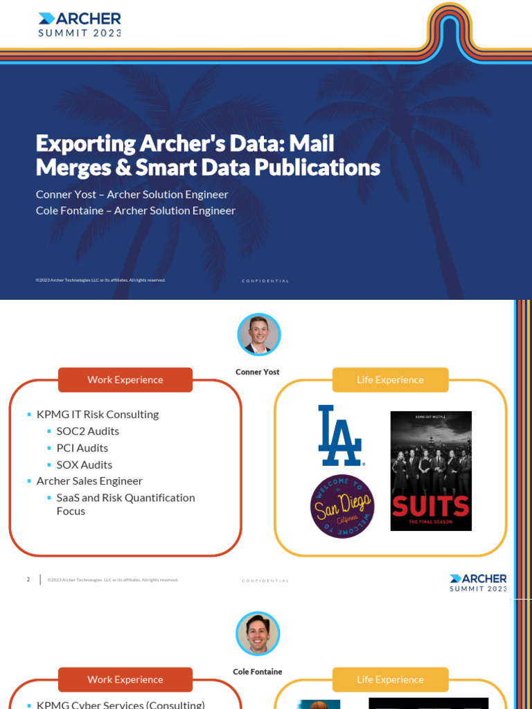 Archer Data Export: Mail Merge Guide | PDF | Databases | No Sql