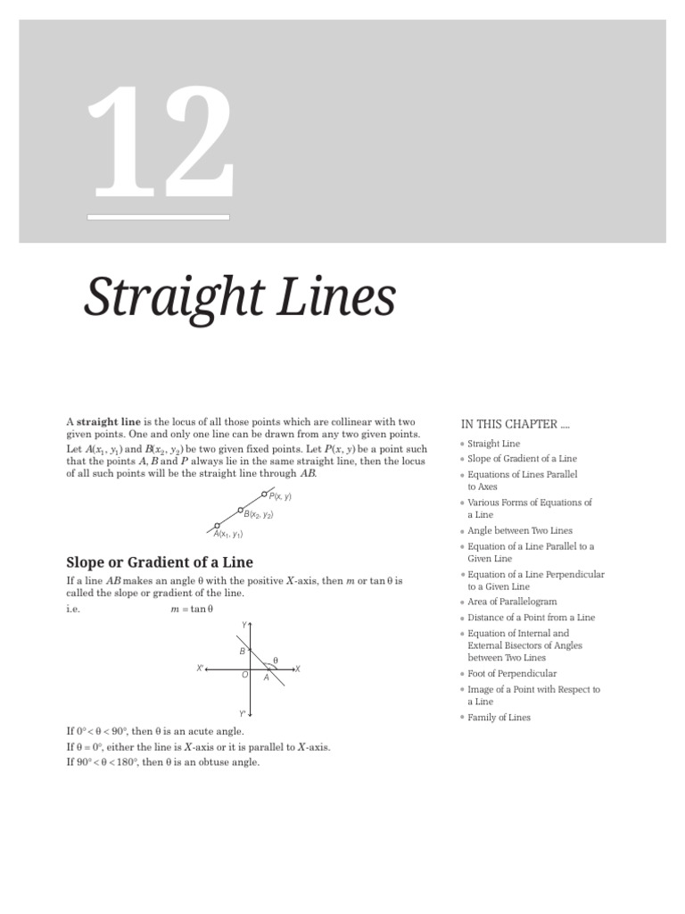 straigt lines round 1 and 2 | PDF | Line (Geometry) | Slope