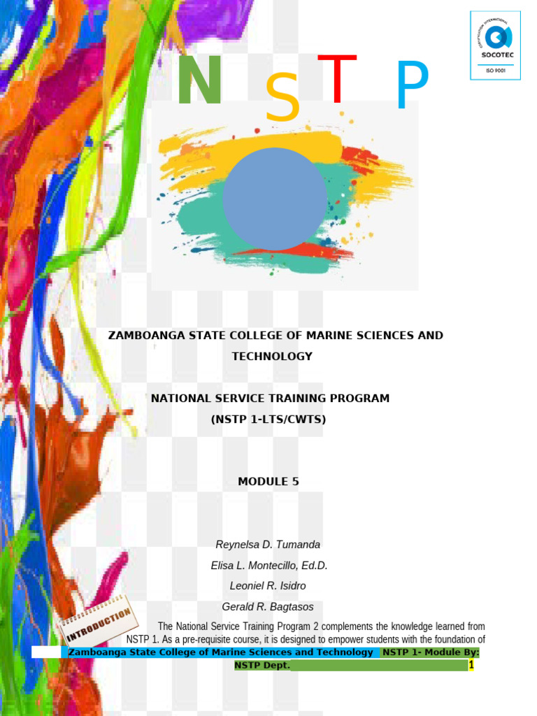 NSTP 1 Module5 - National Security Concerns | PDF | Political Corruption