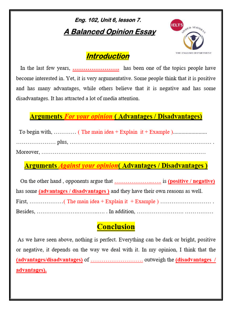 Writing Unit 1 | PDF | Argument
