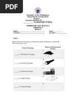 Summative Test - SCIENCE 6 - Q2 | PDF