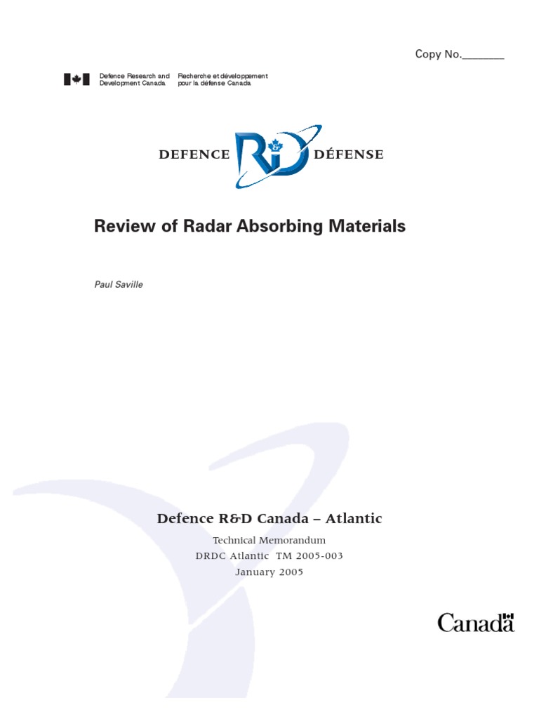 Review of Radar Absorbing Materials | PDF | Scattering | Waves