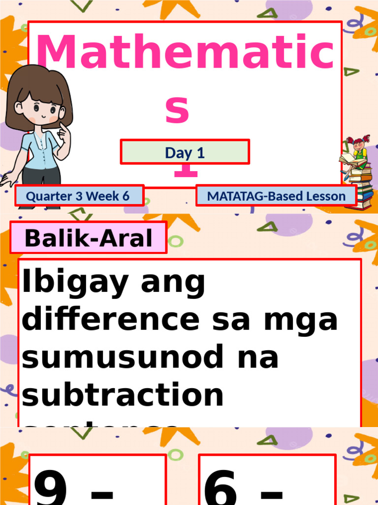 Math q3 Week 6 Day 1 | PDF
