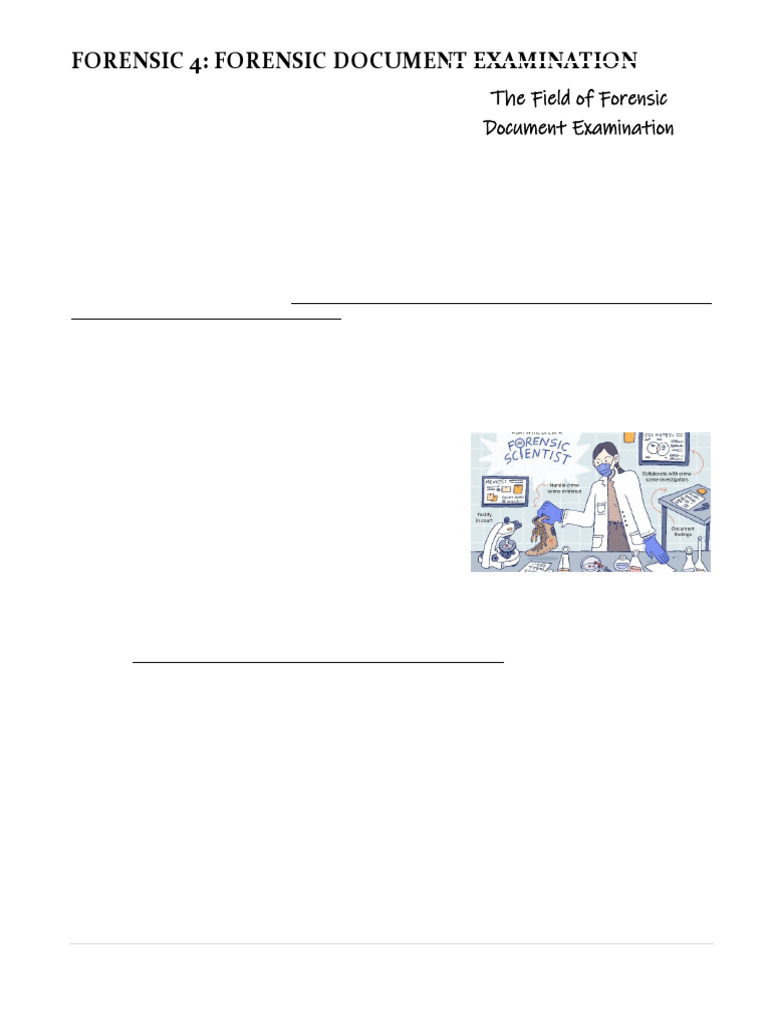 Prelims Module Forensic 4 | PDF | Forensic Science | Alphabet