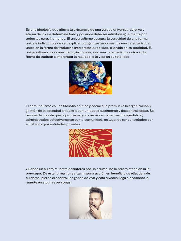 ¿Qué Es Universalismo? | PDF