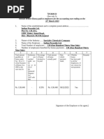 Annual Return - Bonus - FORM D | PDF