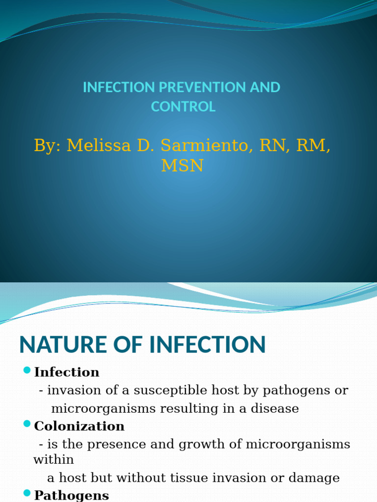 Infection Prevention Control | PDF | Infection | Pathogen