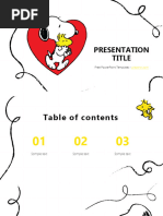 Snoopy Presentation Template Guide | PDF