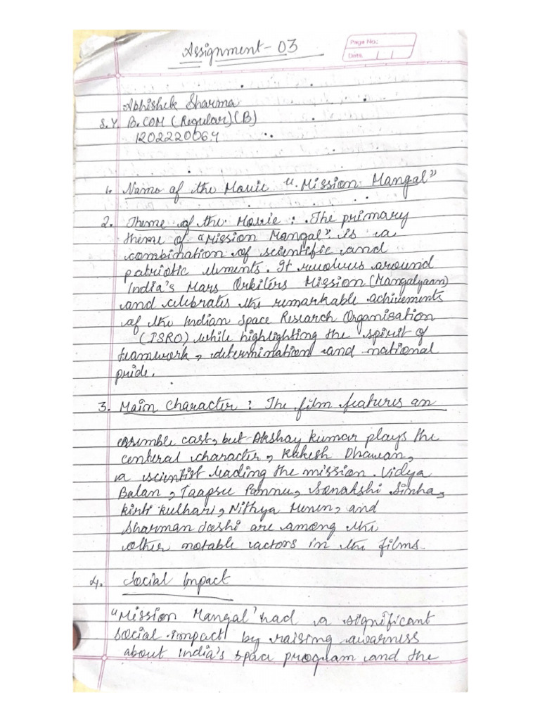 Assignment 3 Flim Review | PDF Assignment 3 Flim Review | PDF