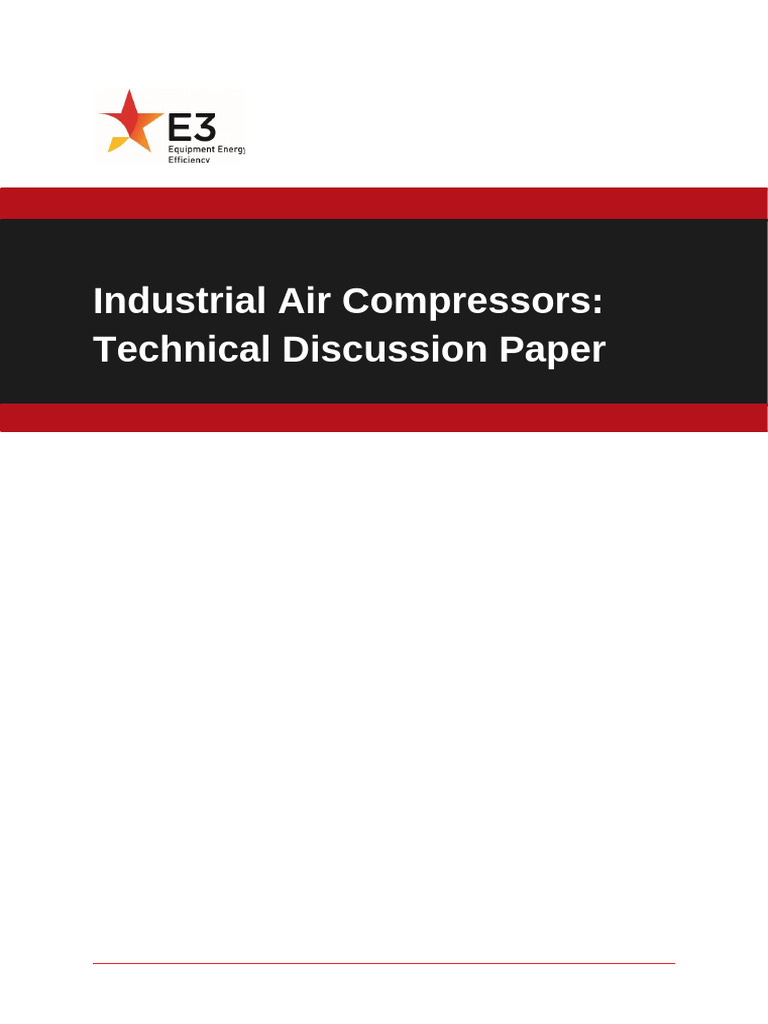 Technical Discussion Paper-Compressors | PDF | Efficient Energy Use