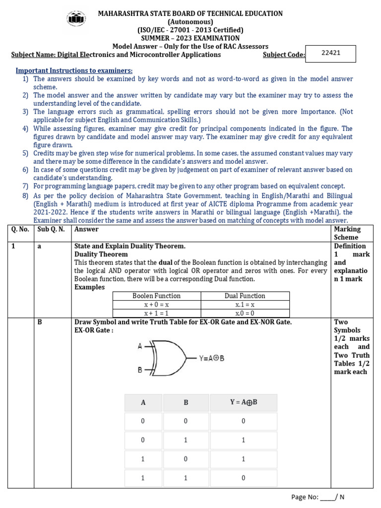 DEE Important Paper Question For Paper | PDF | Microcontroller | Electronic Engineering