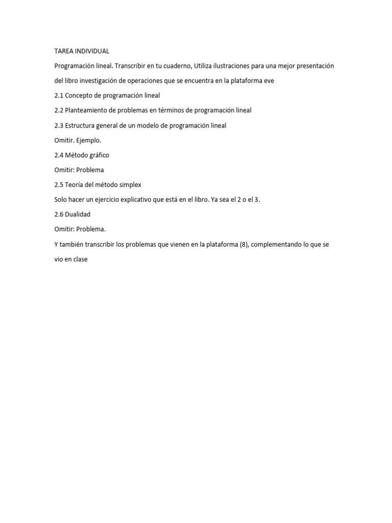 Tarea Individual U2 | PDF