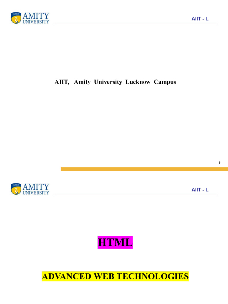 Module 1 Lecture 1 Pdf Html Element Html 6043