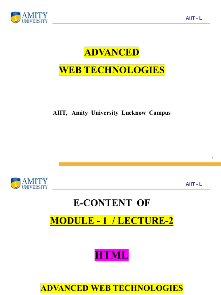 Module 1 Lecture 2 | PDF