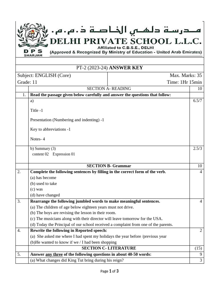 PT2-GR11-ENAK-SET1_52555 | PDF | Tutankhamun