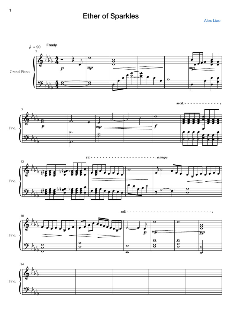 Ether of Sparkles by Alex Liao | PDF