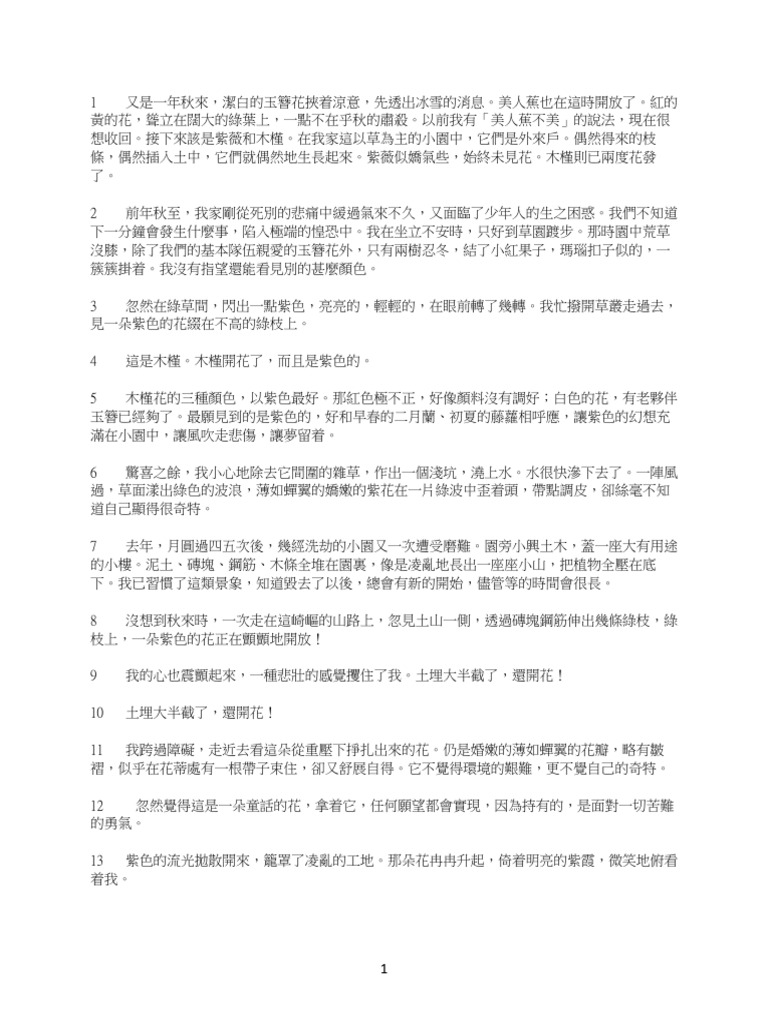 CHIN P1 Exercise | PDF