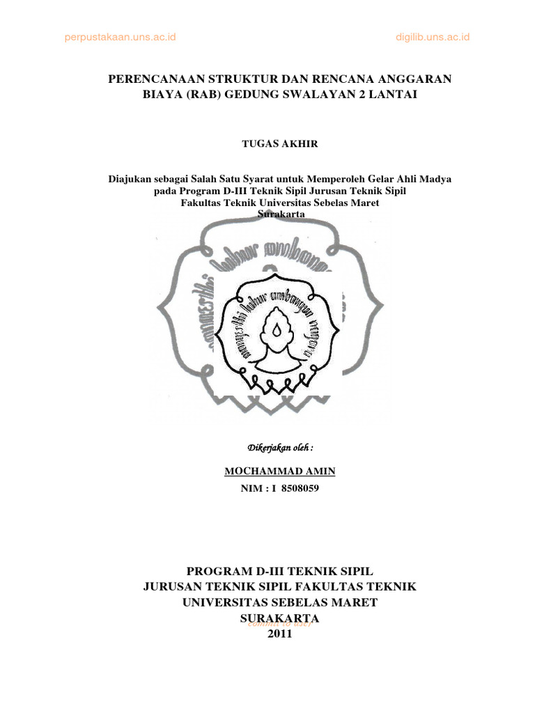 [123dok.com] perencanaan struktur dan rencana anggaran biaya rab gedung ...