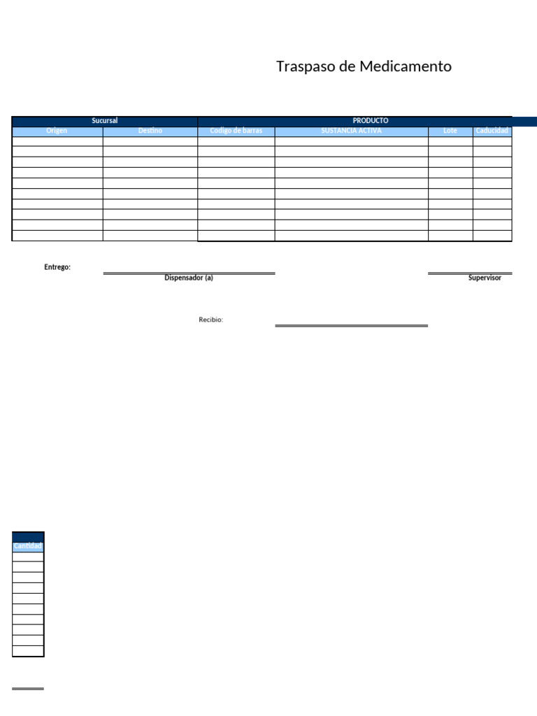 Formato Traspaso | PDF