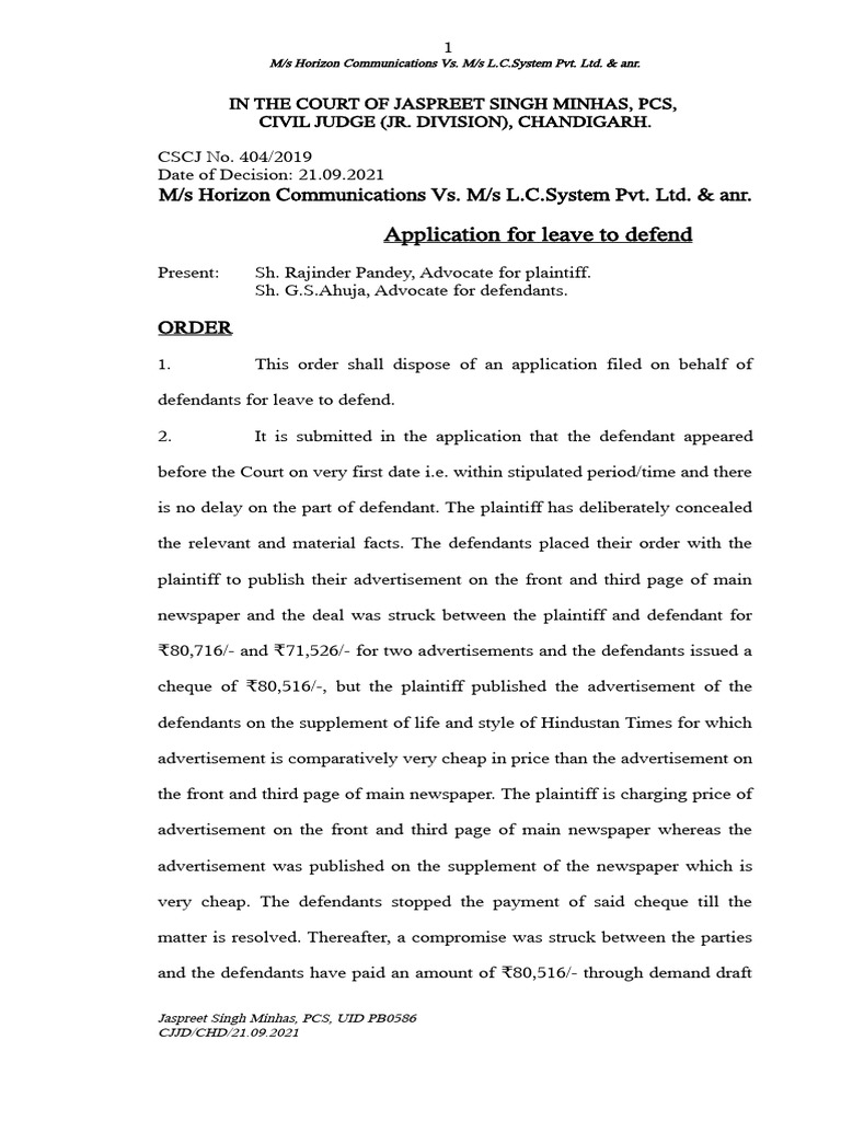 Display PDF | PDF | Lawsuit | Common Law