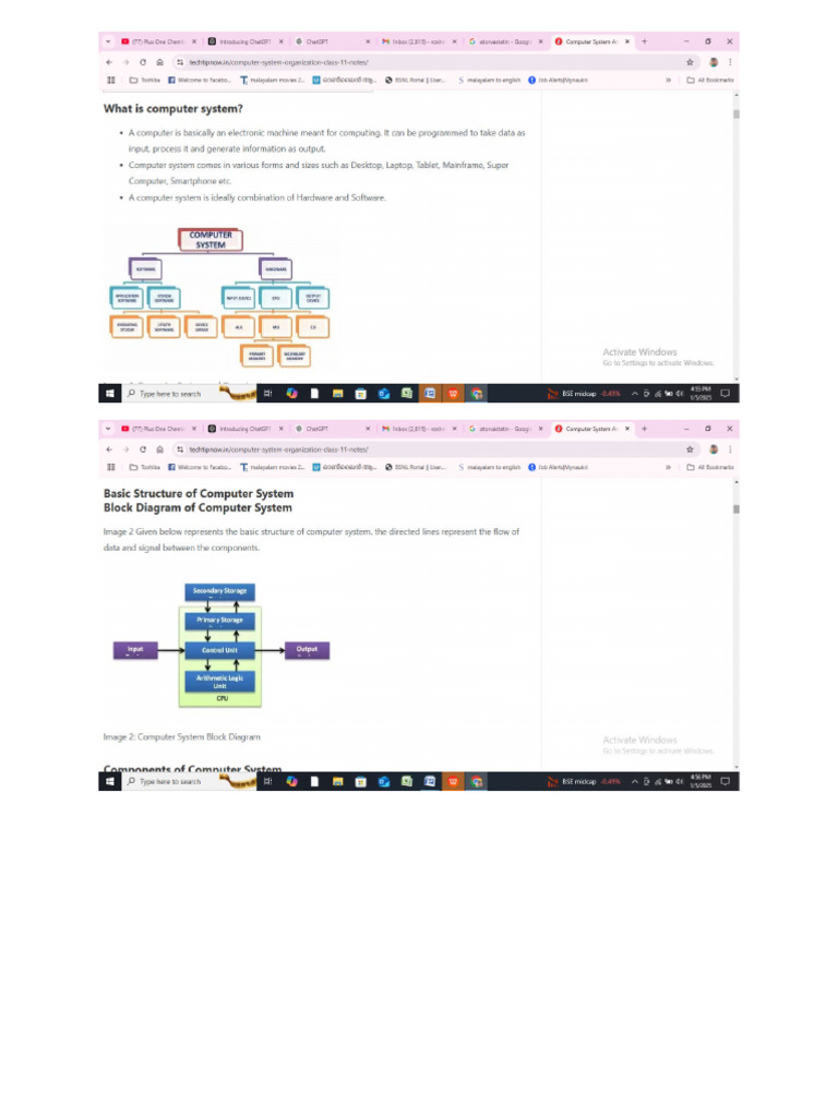 Fundamentals of Computer | PDF