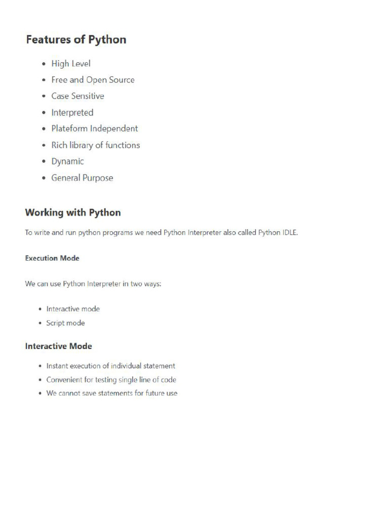 Python Fundamentals | PDF