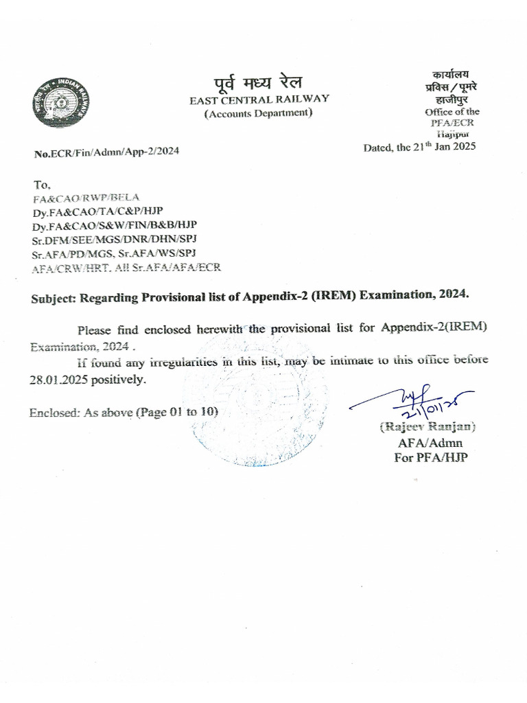 APP 2A Prov. List | PDF | Cinema Of India