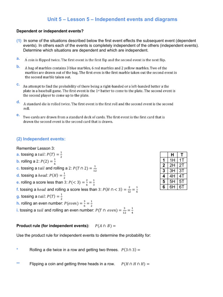Unit 5 - Lesson 5 | PDF