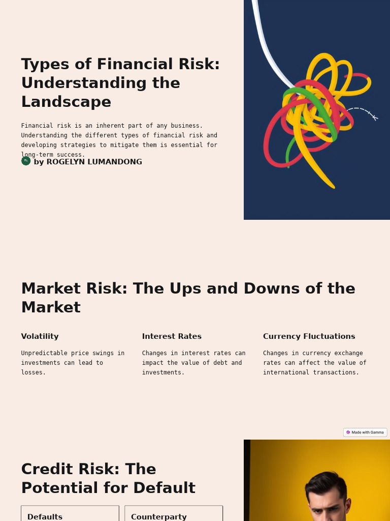 Types of Financial Risk Understanding the Landscape | PDF | Financial ...