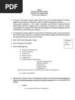 PCPNDT Declaration and Affidavit Form | PDF