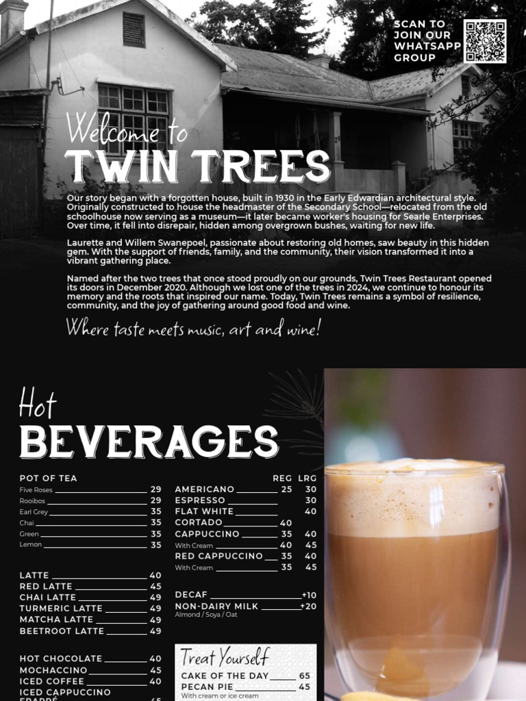 Twin Trees Restaurant Overview | PDF | Cuisine | Foods
