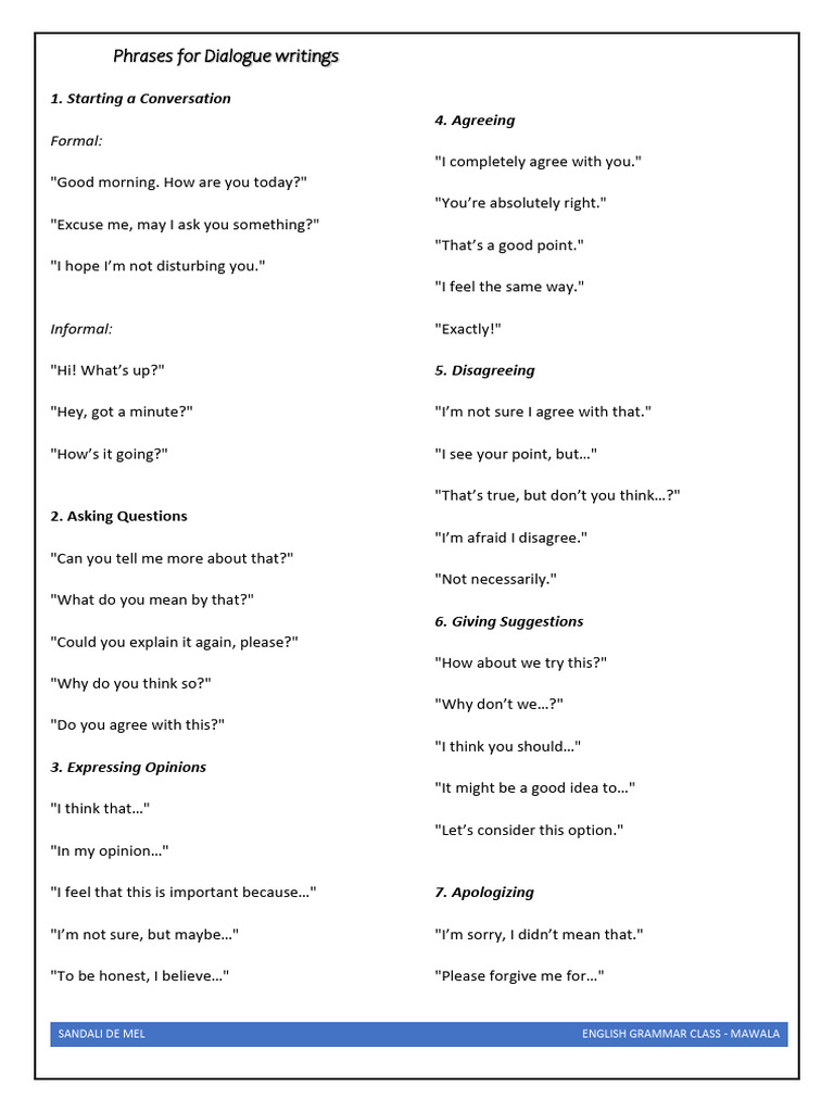 Essential English Conversation Phrases | PDF