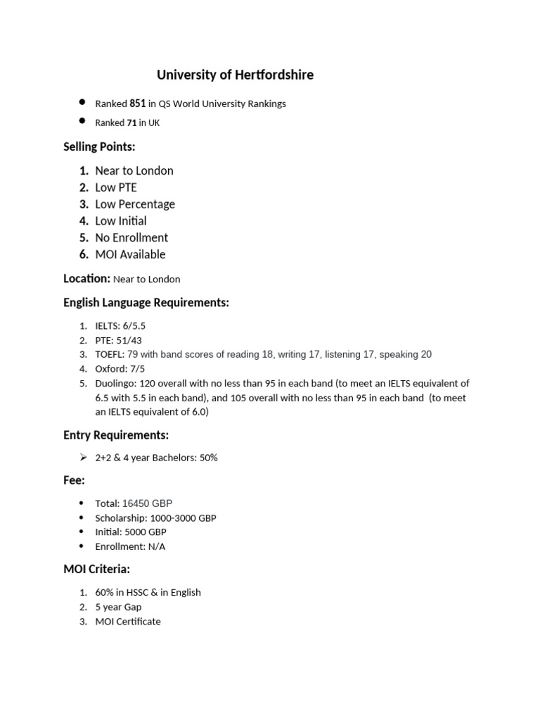 University of Hertfordshire | PDF | Islamabad | World Politics
